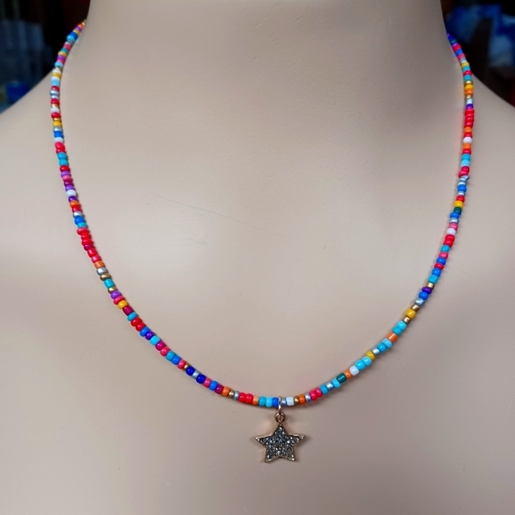 Jewelry | Multicolor Bead Necklace | Poshmark